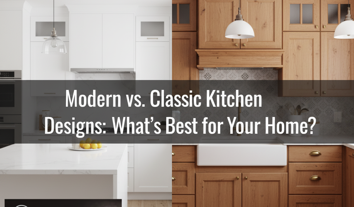 Modern vs Classic Kitchen Designs: What’s Best for Your Home?